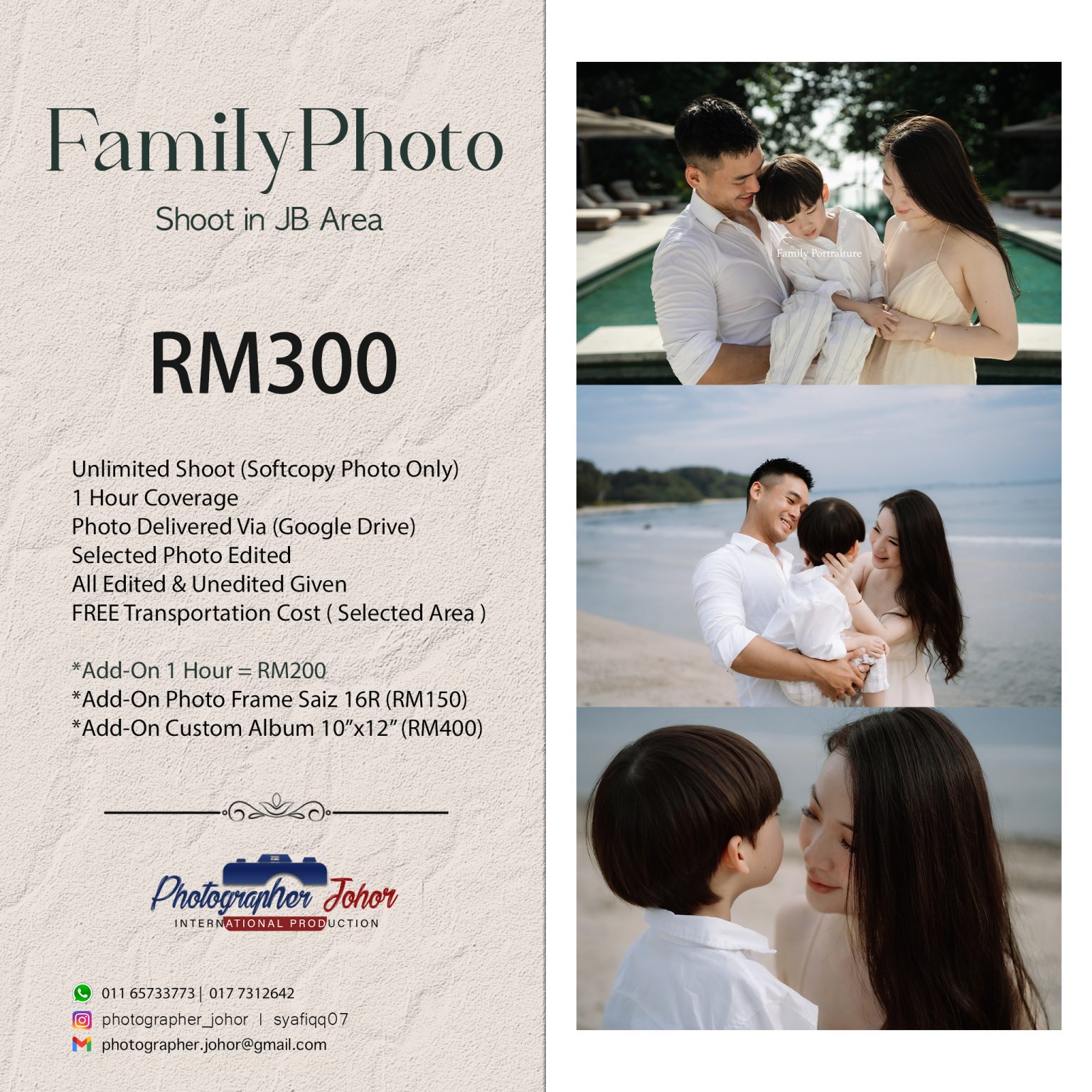 Family Portraiture – Photographer Johor